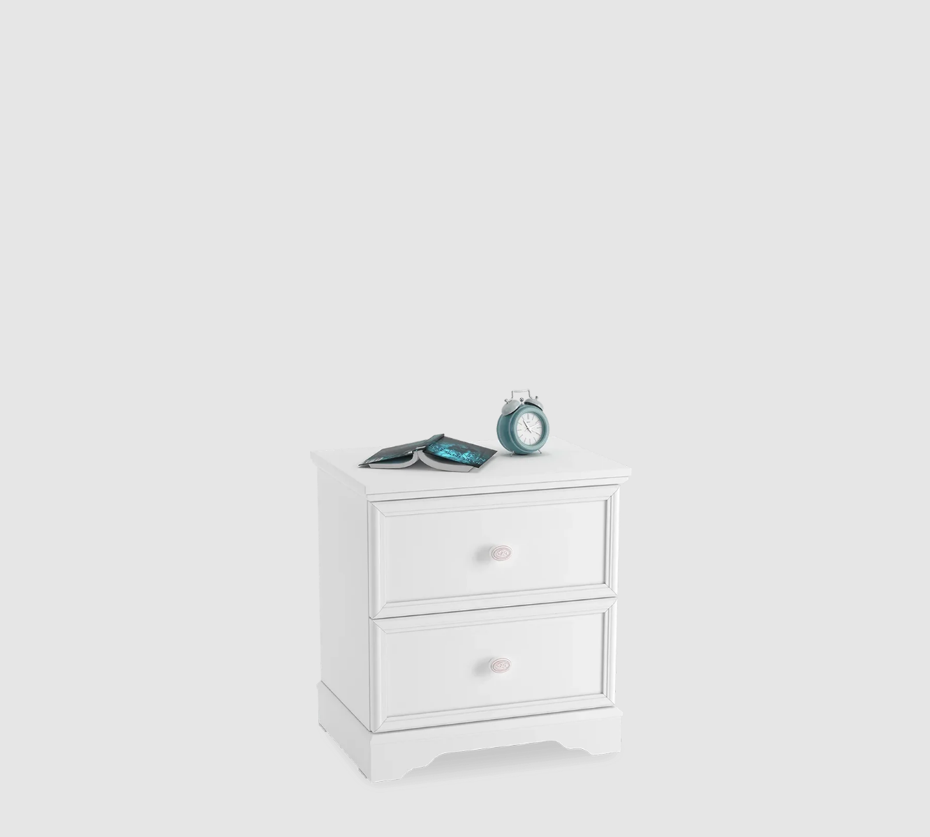 Table De Nuit Rustic White | Cilek | Maison | Wasal