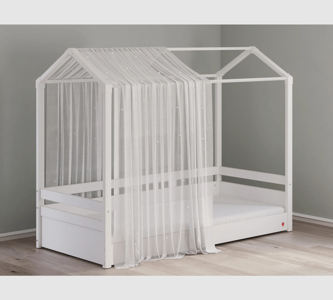 Tull Lit Cabane Avec Toit Montessori | Cilek | Maman & Bébé | Wasal