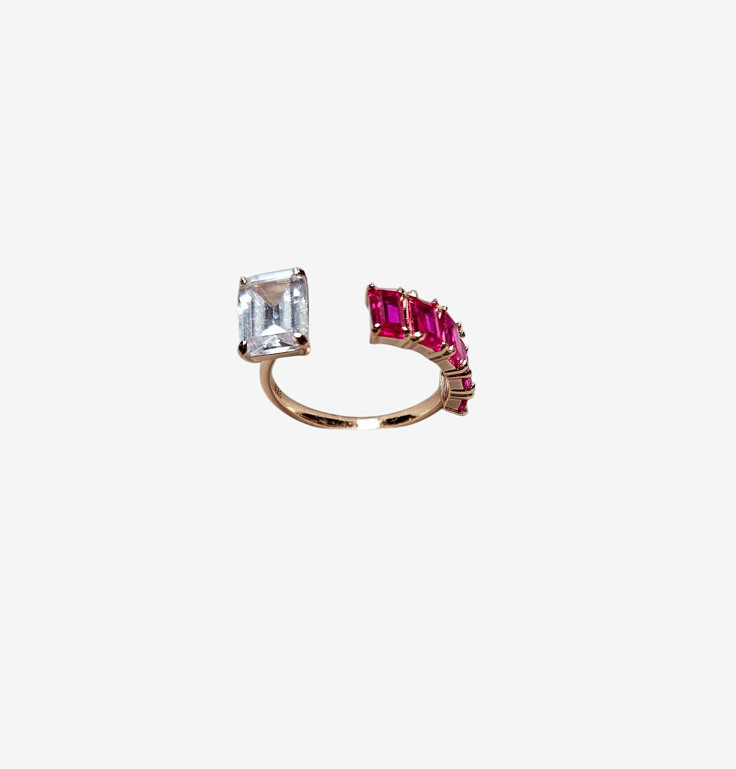 Bague Square Rubis | Jasmée Jewelry | Fashion Femme | Wasal
