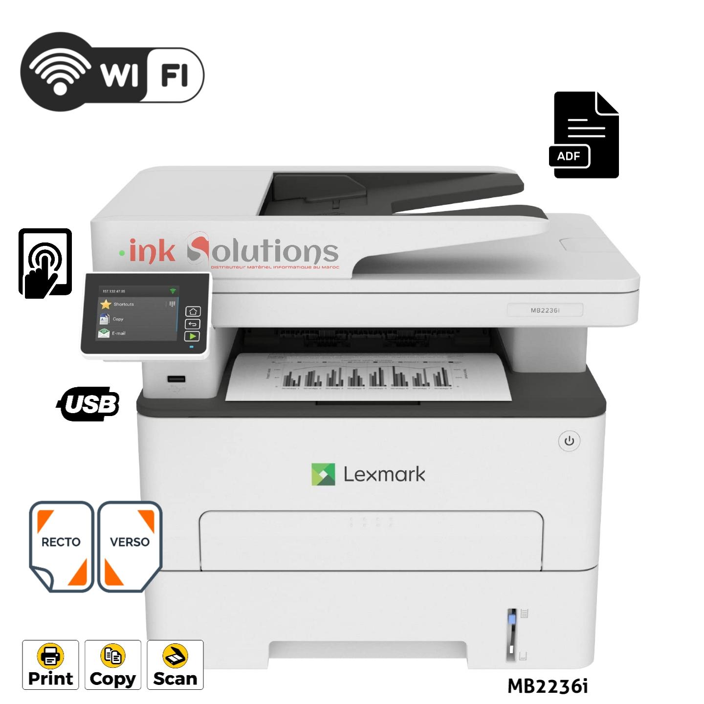Imprimante Multifonction Laser Monochrome MB2236i | Lexmark | Tech | Wasal
