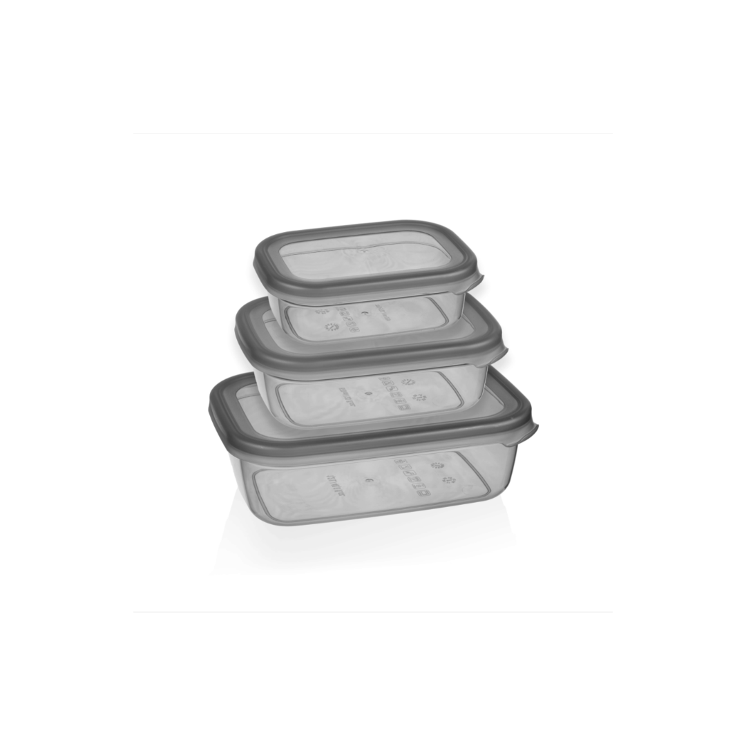 Set 3 Boites Plastique | Generic | Maison | Wasal