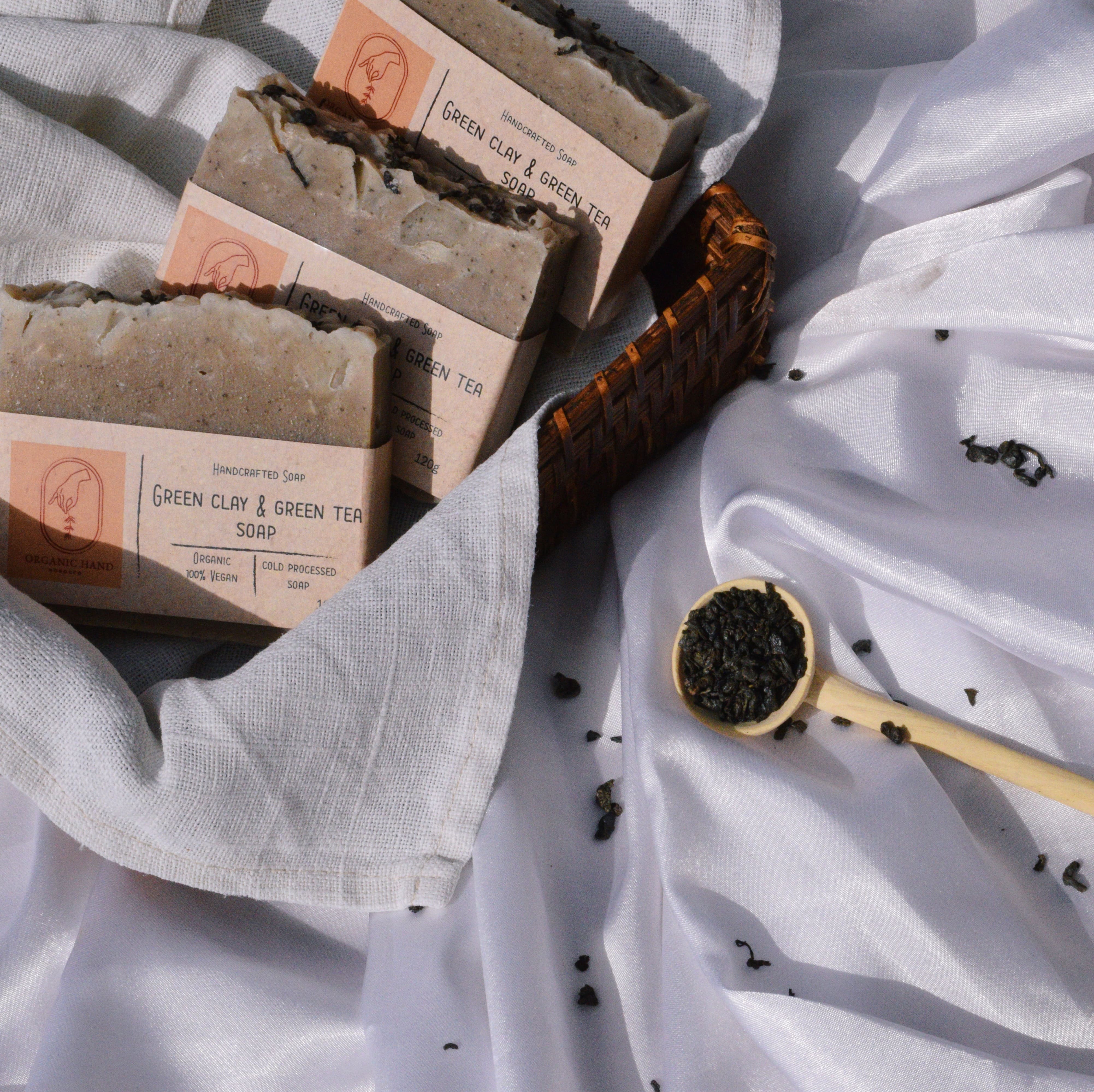 Green Clay & Green Tea | Organic Hand | Beauty & Health | Wasal