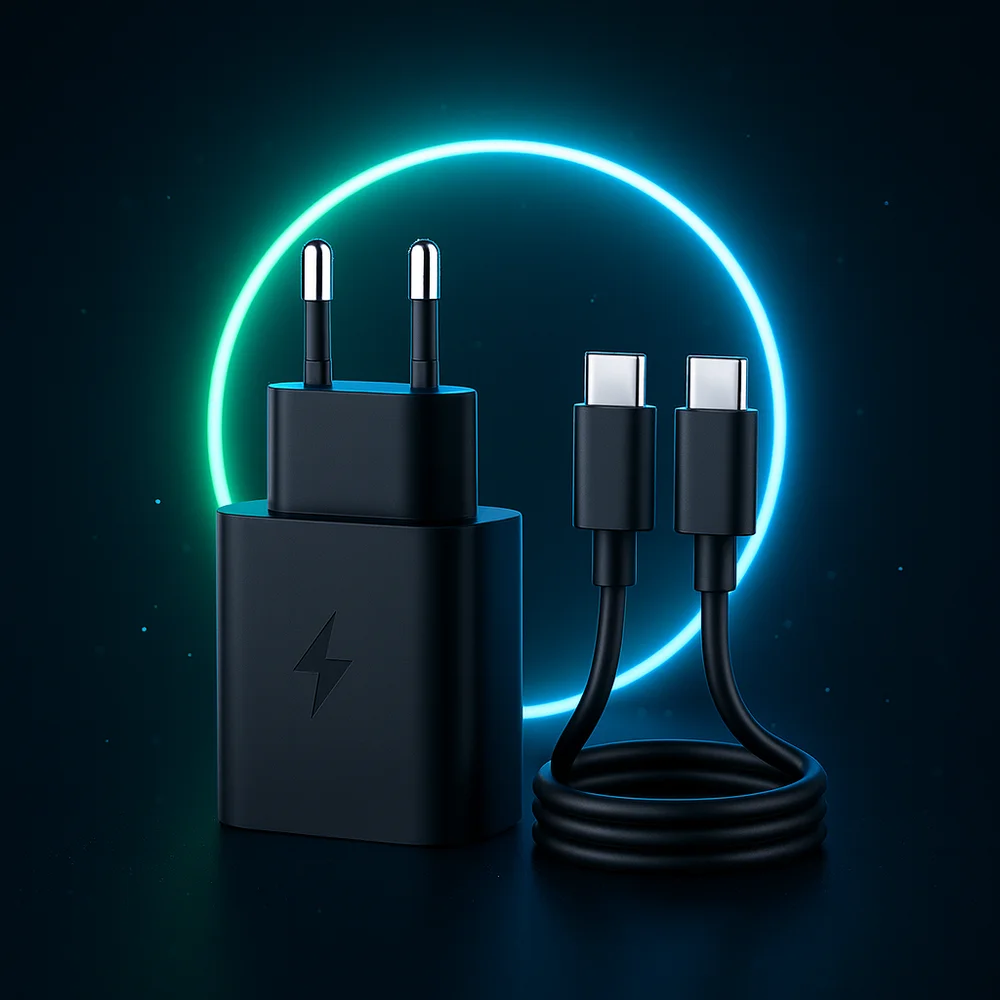 Chargeur Rapide VT-04 – USB-C to USB-C 25W, Noir, Compatible Type-C ...
